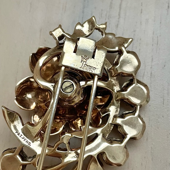 Trifari | Jewelry | Trifari Alfred Philippe Gold And Pave Climbing Rose ...